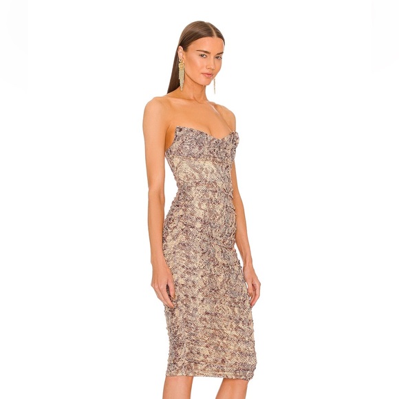 Michael Costello India Midi Dress